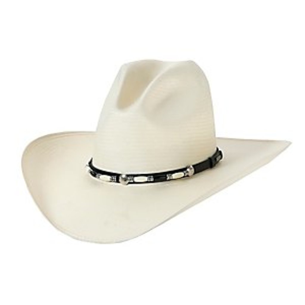 Stetson Cayuga Straw 8X Pinched Front crown, Regular Oval