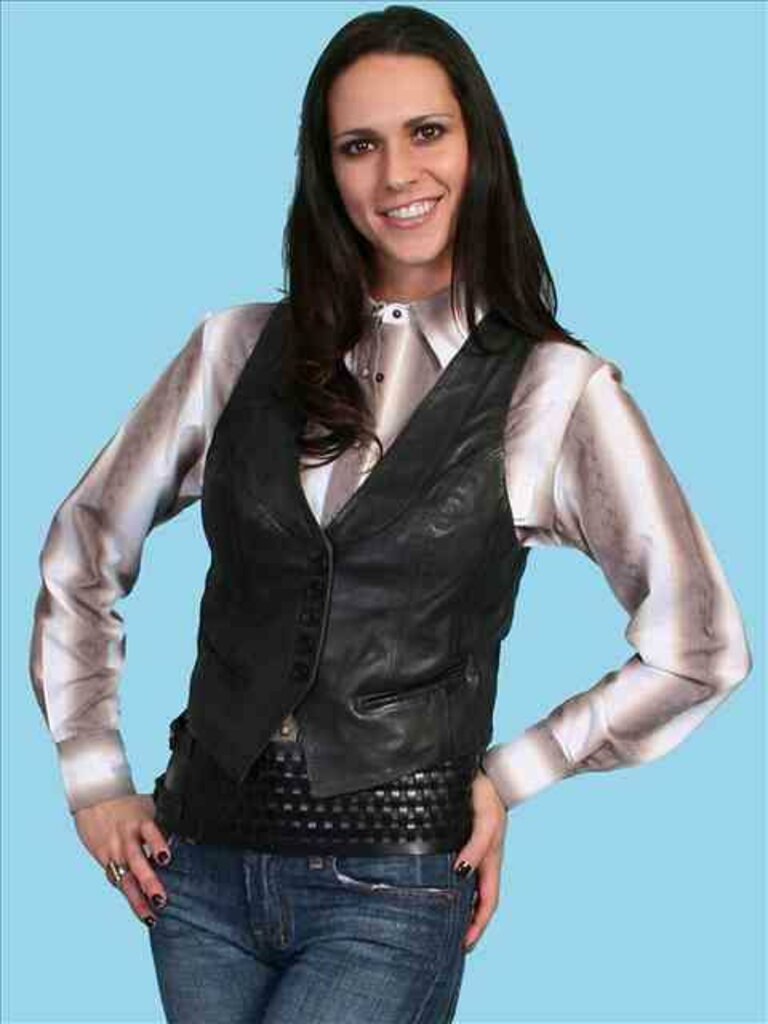 Scully Italian Lamb Skin Leather Vest