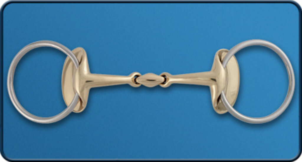 Stubben Loose Ring Golden Wings Snaffle