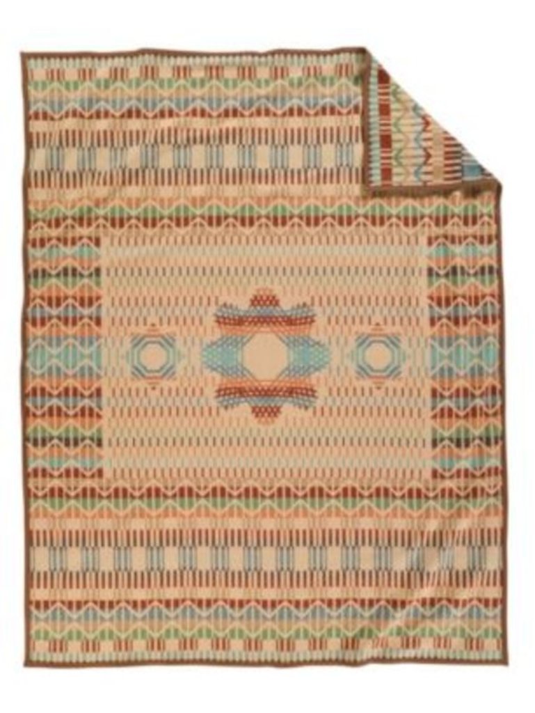 Pendleton Blanket Quill Basket
