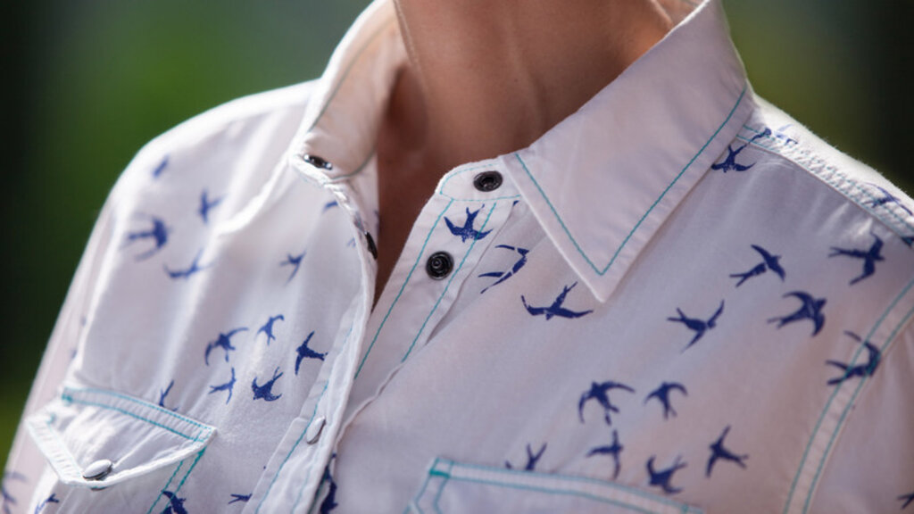 Barn Fly Shirt Barn Swallow-WH303SW