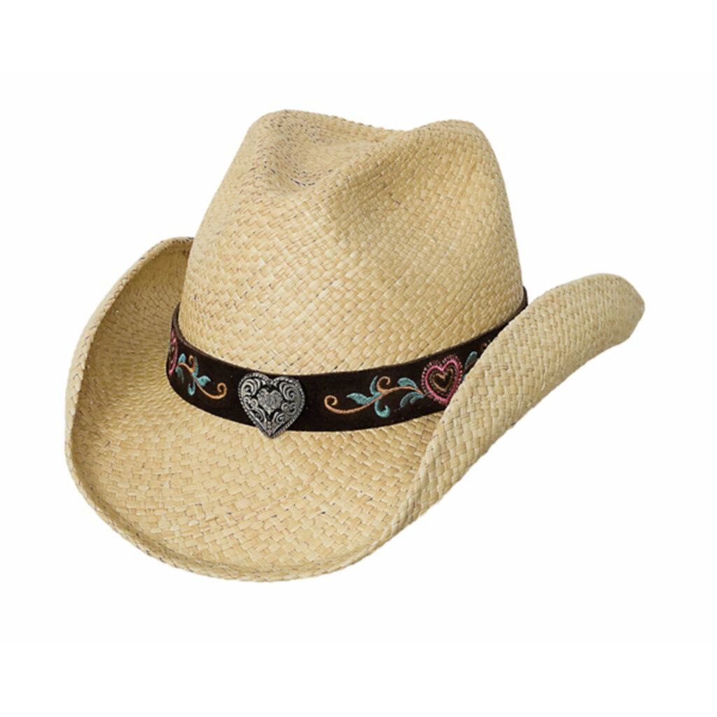 Bullhide Crazy for You Straw Hat Kids Western Cowboy